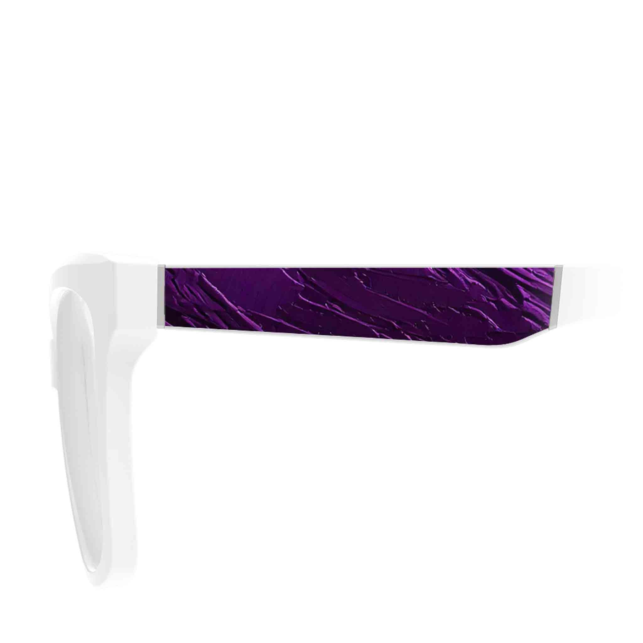 Obsidian Violet - White – Allegiant Eyewear